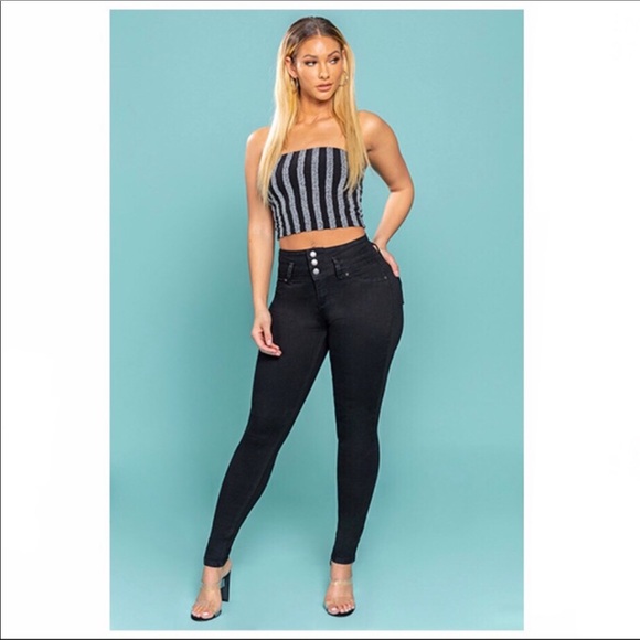 Nicki Minaj | Jeans | Nicki Minaj Black Mirise Skinny Jeans 34 | Poshmark